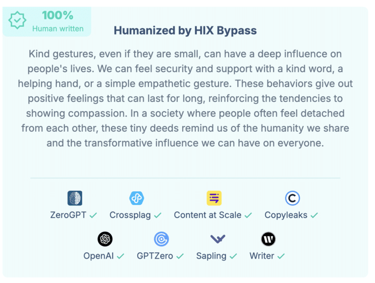 Humanize AI Text - Pass all detectors with our free AI humanizer.